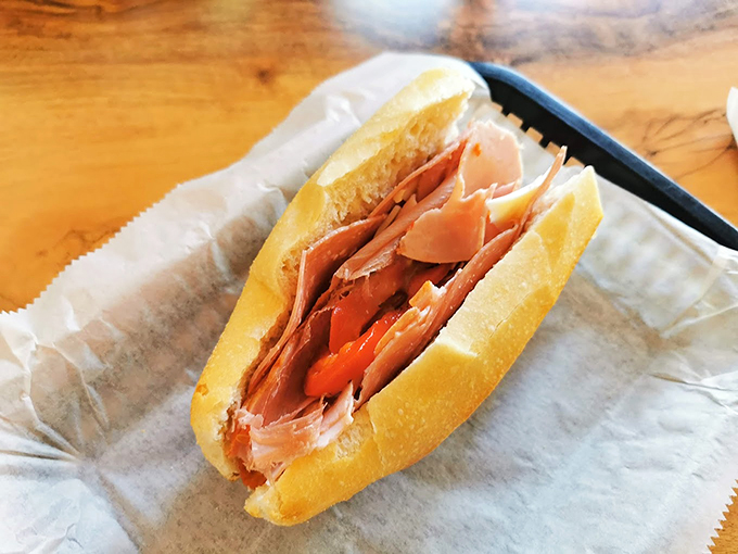 This isn't just a sandwich&mdash;it's a skyscraper of flavor. You might need a building permit to tackle this beauty!