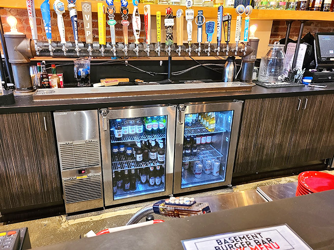 Thirsty? This tap lineup is like a United Nations of beer. From hoppy IPAs to smooth lagers, there's a brew for every palate.