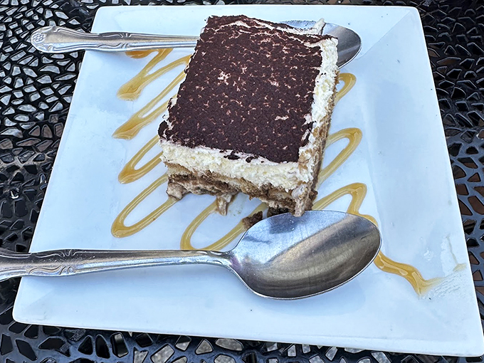 Tiramisu: the dessert that makes you wish you had a bigger stomach. Creamy, coffee-kissed layers that'll have you speaking fluent Italian by the last bite.