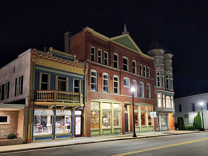 Wheel-y cool! The Bicycle Museum of America's exterior promises a two-wheeled trip through time.