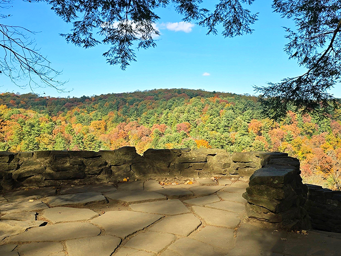 Where the river threw a rock party and everyone showed up. Nature's version of a mosh pit, minus the loud music.