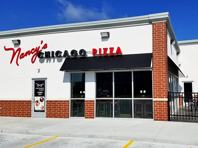 Nancy's brings big city pizza flavor to small town charm. It's like finding an oasis in a desert, but the oasis is made of cheese.