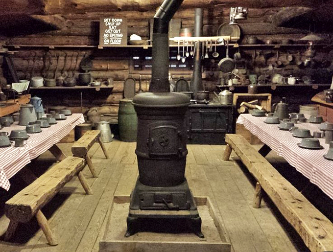 Lumberjack chic at its finest! Step back in time to when beards were big and axes were the smartphones of the day.