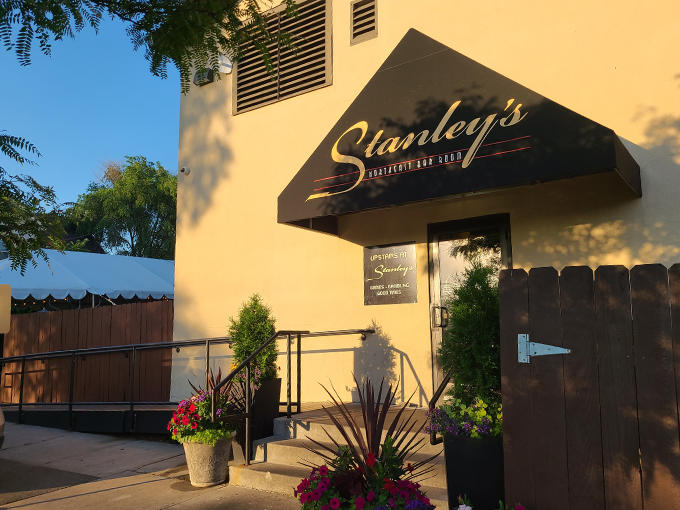 Stanley's is where even the awning looks inviting. This corner pub promises good times and great grub for two and four-legged patrons alike. Photo credit: Sandra Perron