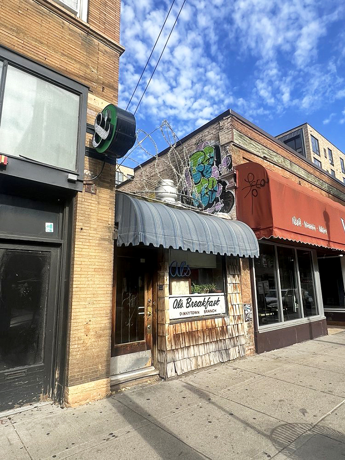 How do they fit so much deliciousness into such a small space? It's the TARDIS of breakfast spots!