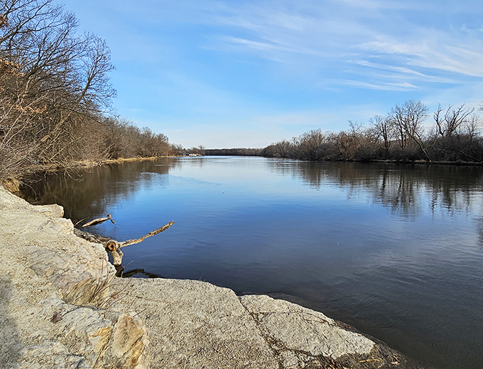 "History meets scenery at Black Hawk. This wooden walkway invites you to literally walk in the footsteps of Native American heritage."