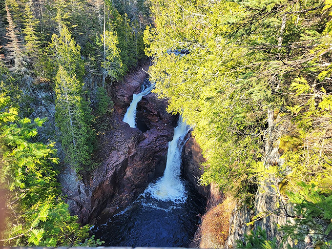 Half a waterfall, twice the mystery! Devil's Kettle Falls is nature's way of saying, "Bet you can't figure this one out!"