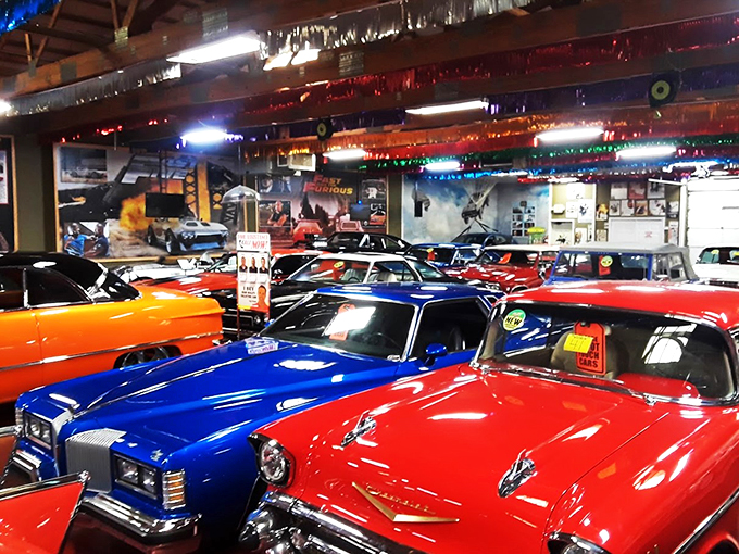 From silver screen machines to chrome-plated dreams, this museum's got more stars than a drive-in on opening night.