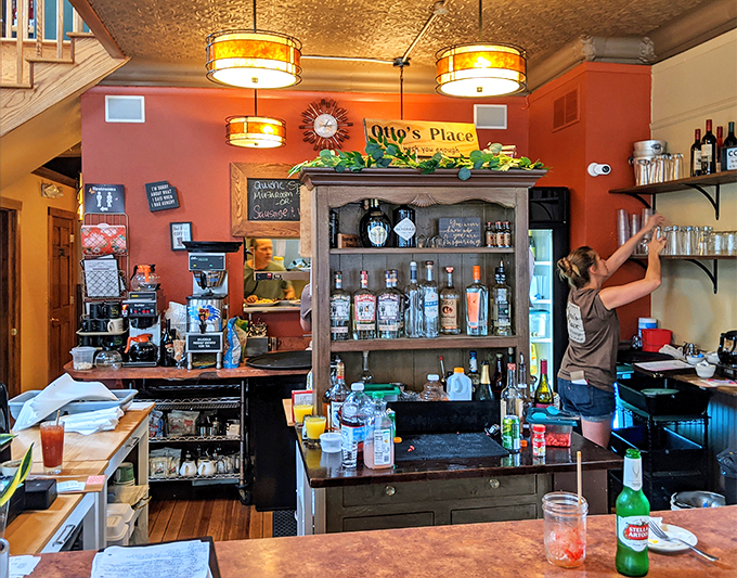 Mixology meets small-town charm at Otto's bar. Where else can you get a cocktail and a slice of Americana in the same glass?