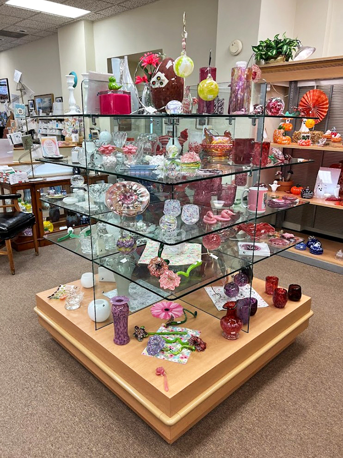 Gift shop or glass menagerie? Either way, you'll want to take a piece of this sparkling wonderland home.