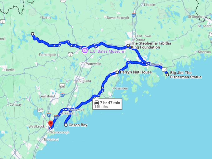 11 maine strangest intriguing places map