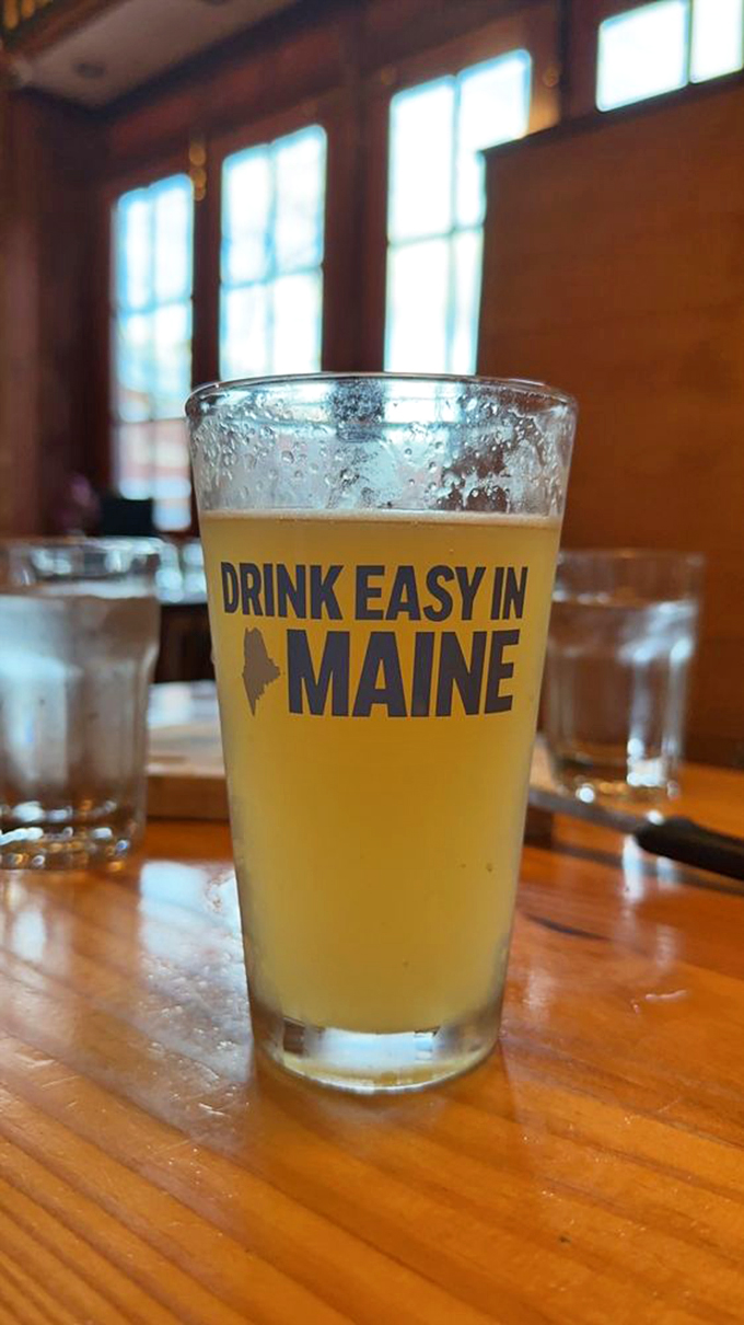 Sip the spirit of Maine! This Allagash White is as refreshing as a dip in the Atlantic, minus the risk of becoming a snack for curious seals.