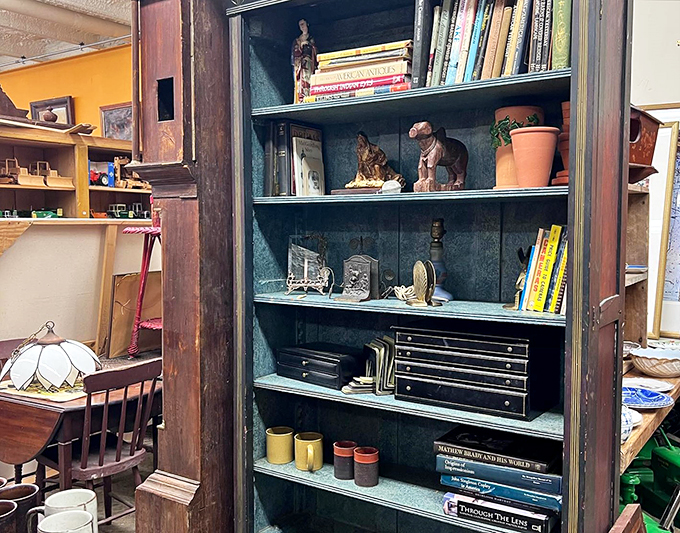 Bookworms, rejoice! This literary nook is where Hemingway might bump elbows with Dr. Seuss. Talk about a page-turner of a display!