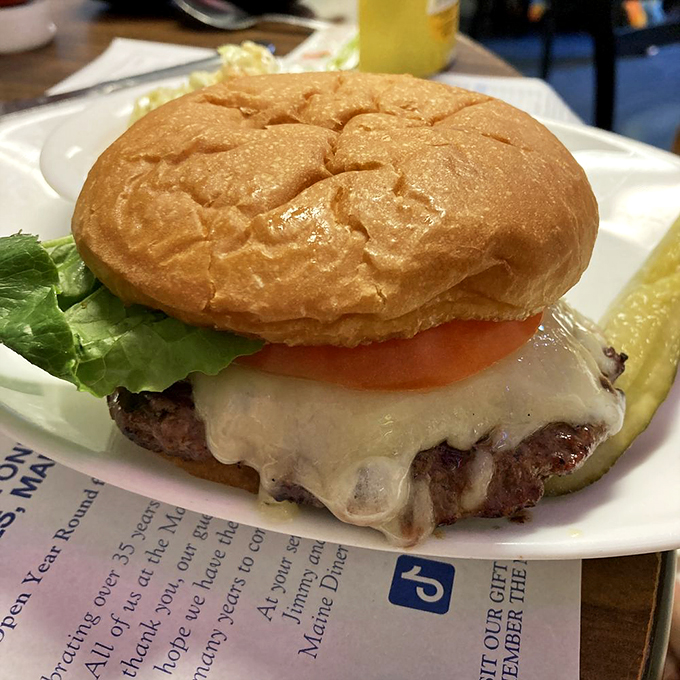 A cheeseburger that reminds you why simple pleasures are often the best &ndash; melty, meaty, magnificent.