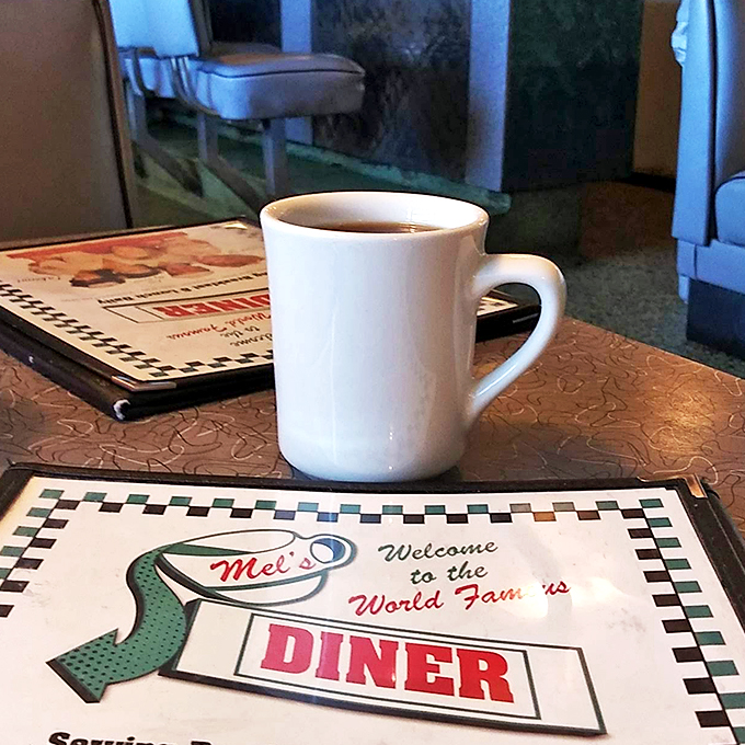 Steam rises from a classic white mug, promising the kind of morning fuel that's gotten Phoenix moving for generations.