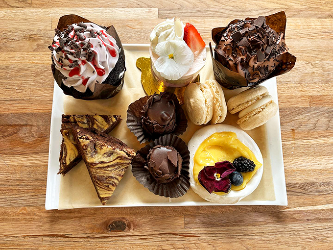 A dessert platter that belongs in the Louvre - if the Louvre were delicious and edible.