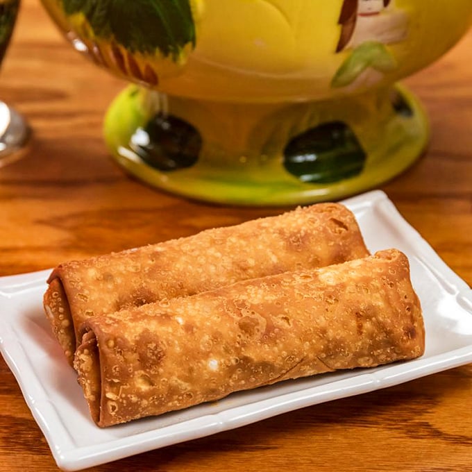 Perfectly rolled and fried to golden perfection, these egg rolls are what takeout dreams are made of.