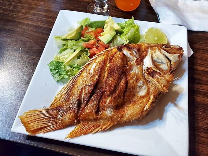 This perfectly grilled whole fish proves Mexican seafood can hold its own in Maine's fish-forward dining scene.