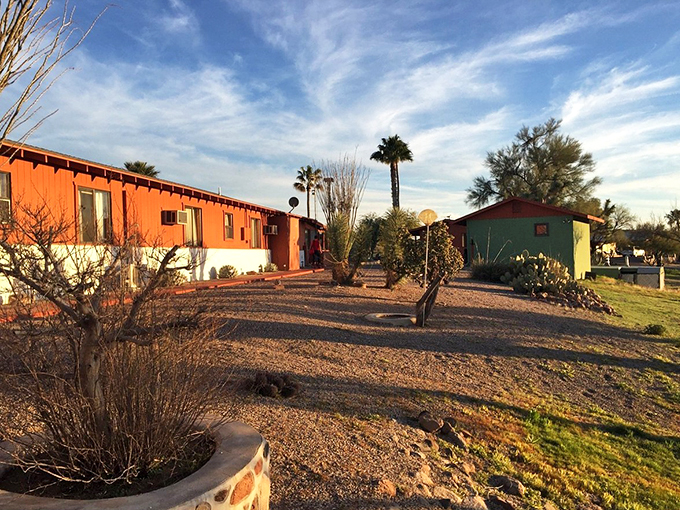 Desert living, now in Technicolor! These vibrant casitas prove that even in the Wild West, a little pop of color goes a long way.