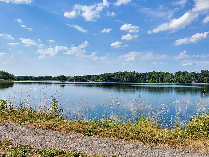 "Mirror, mirror on the lake&hellip; Medina's serene waters reflect a slice of paradise that would make Bob Ross reach for his paintbrush."