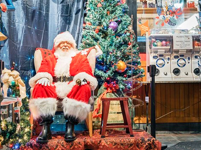 Santa's come to town, and he's ready for his close-up! This jolly old elf brings the North Pole magic right to Burlington's doorstep.