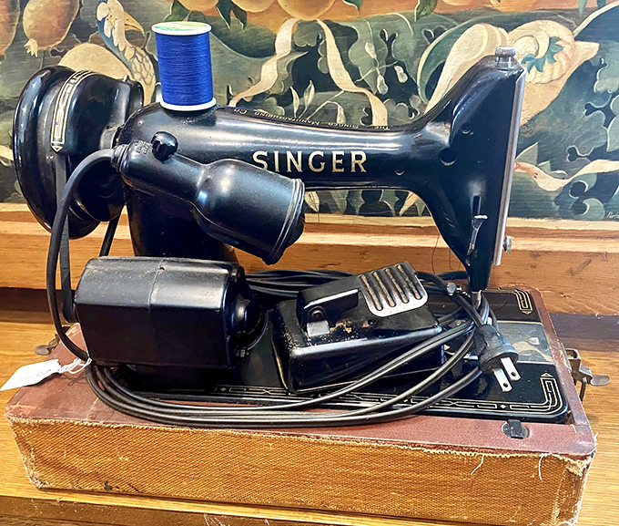 Singer's greatest hit! This vintage beauty has stitched more stories than your grandmother's quilt club. Just don't expect it to hem your jeans.