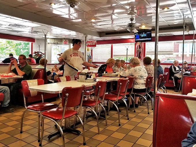 The unsung heroes of hunger satisfaction. The Spot's staff keeps the coffee flowing and the smiles coming, faster than you can say "refill, please!"