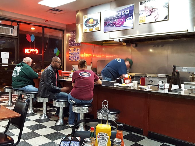 Where the griddle sizzles and the conversation flows. Fitzy's staff keeps the food coming and the atmosphere buzzing with equal skill.