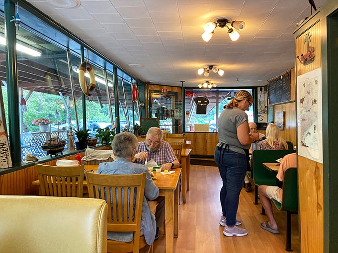 The heart of Cameron's: where friendly faces and seafood expertise combine to create maritime magic.