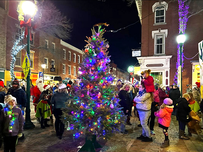 O Christmas tree, o Christmas tree, how lovely are thy&hellip; multicolored LED lights? Gardiner's tree lighting brings the whole town together.