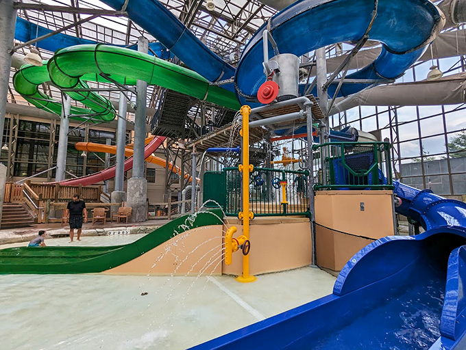 These colorful slides aren't just pipes carrying winter dreams &ndash; they're delivering summer fun all year round.