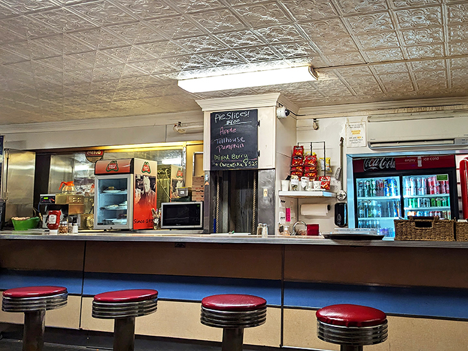 Pull up a stool and stay awhile! This counter has heard more stories than a librarian, and served more slices than a pizza-cutting ninja.