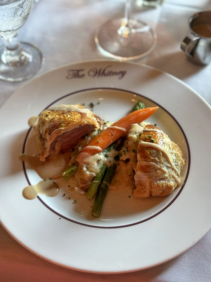 Beef Wellington: Where pastry meets prime rib in a dance of deliciousness. Fork and knife, please!