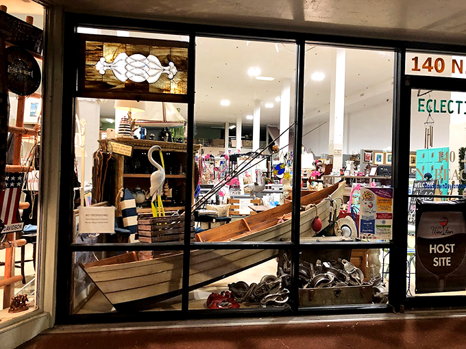 Ahoy, landlubbers! This nautical nook is perfect for those who love the sea but prefer to keep their feet firmly on dry land.