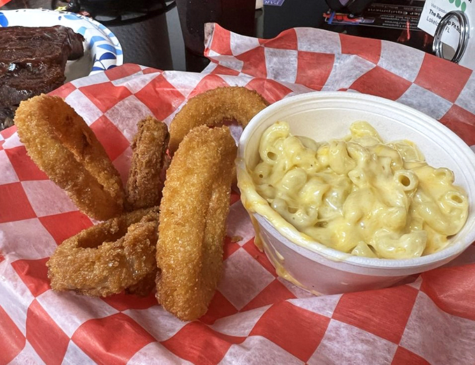 Mac and cheese that puts your childhood favorite to shame! Creamy, dreamy, and unapologetically indulgent.