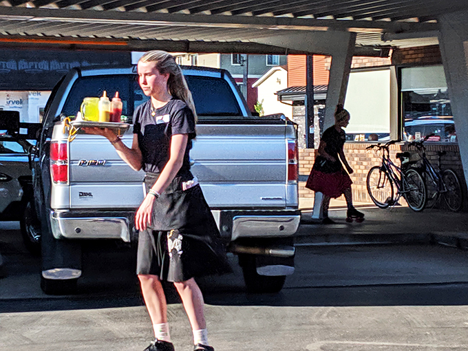 Service with a smile and a dash of time travel. Rudy's staff keeps the good times rolling faster than a 1950s sock hop.