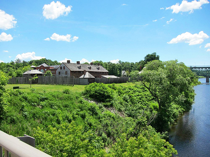 At Fort Western, you can experience life without Wi-Fi, air conditioning, or indoor plumbing. Suddenly, camping doesn't seem so rough!