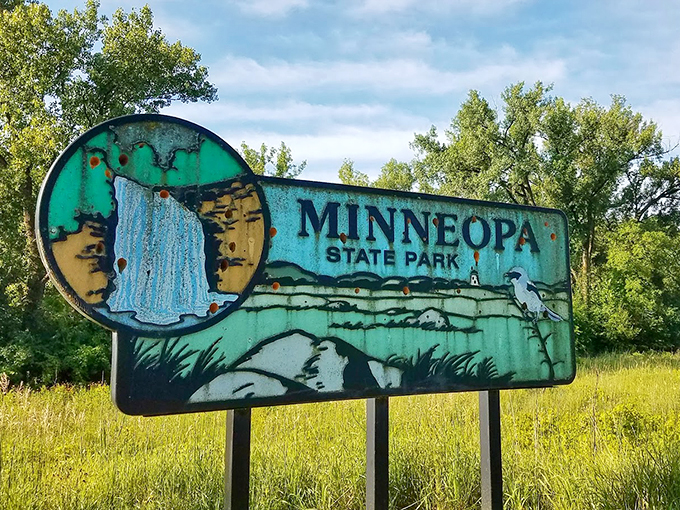 Minneopa's twin falls prove that sometimes, Mother Nature likes to show off a bit.