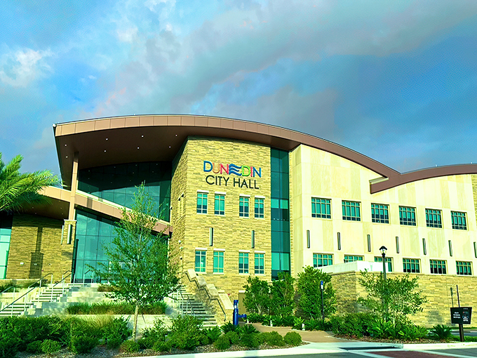 Dunedin: Scotland's sunburnt cousin. This colorful downtown is more cheerful than a bagpiper after a wee dram.