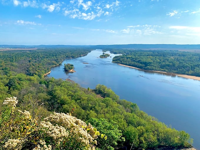 Wisconsin's natural skydeck! Ferry Bluff proves that the best views don't require a passport &ndash; just a sense of adventure.