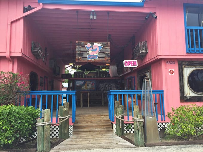 The Lazy Flamingo: Sanibel Island's pink paradise! It's so vibrant, you might need sunglasses &ndash; but trust us, the food is worth the potential retina damage.