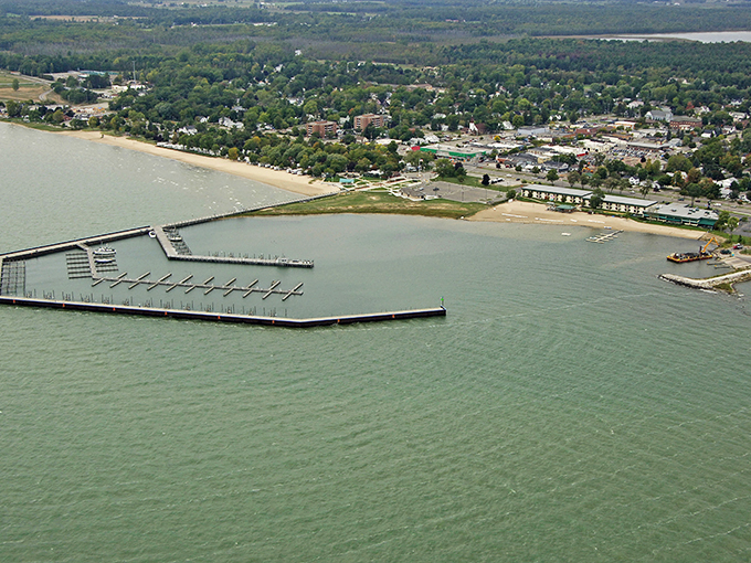 Tawas City's marina &ndash; a boater's dream and a landlubber's chance to play captain for a day. Photo credit: Marinas
