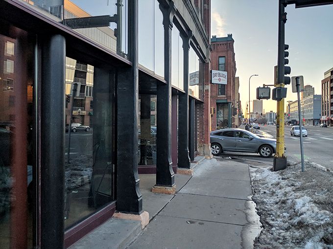 Where old meets bold. Day Block's historic exterior houses a thoroughly modern passion for great beer and even better times. Photo credit: Blue