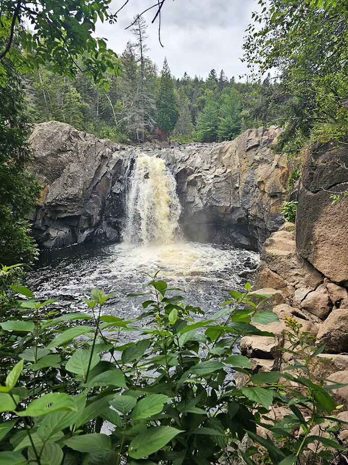 Who needs a spa day when you've got Illgen Falls? This 45-foot beauty comes with its own natural jacuzzi feature.
