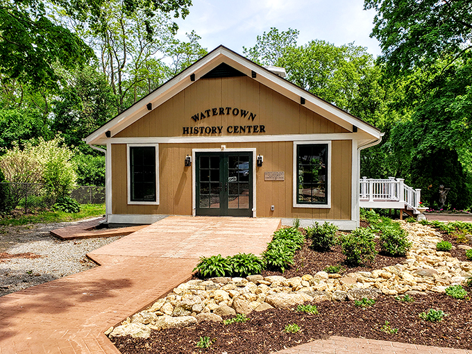 Eight sides of architectural wonder! The Octagon House proves that thinking outside the box can be literal.
