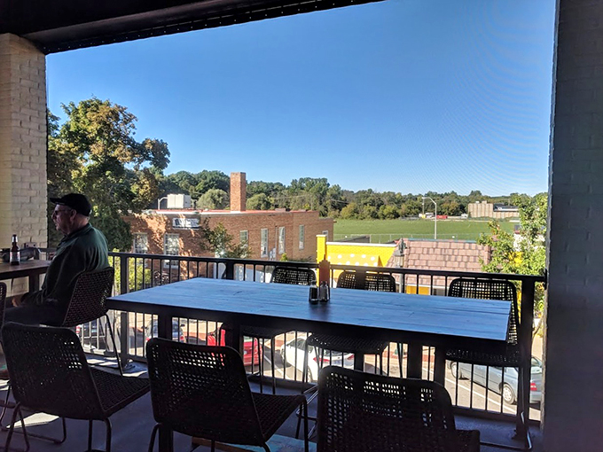 Al fresco dining, Rockford style. Where the breeze carries hints of grilled onions and the promise of a perfect summer evening.