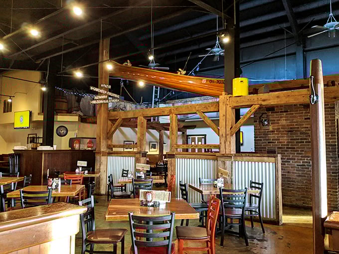Rustic chic meets BBQ haven. It's like your coolest friend's barn, if that friend was a pit master extraordinaire.