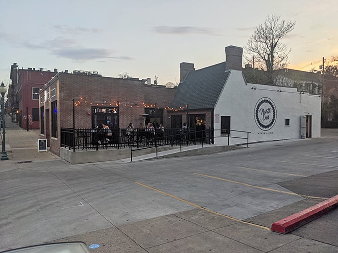 North End Kitchen and Bar: Where string lights and good vibes collide. The perfect spot for a night out, Athens-style.