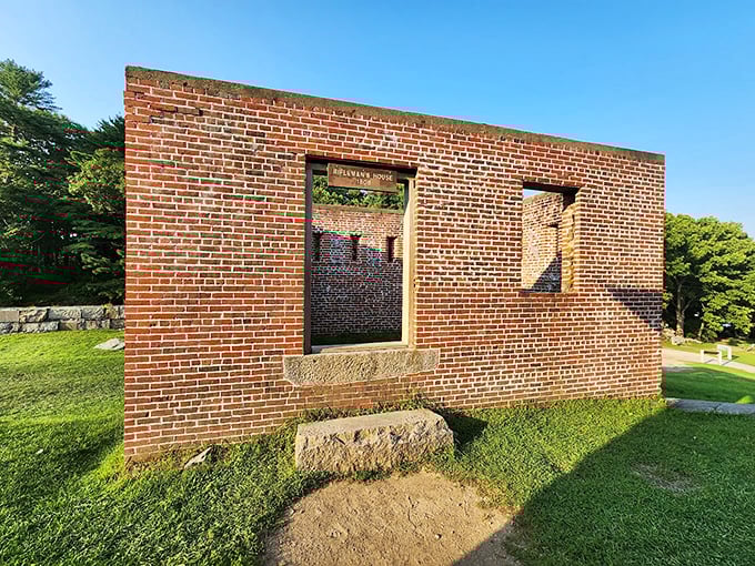 Bricks and memories: This structure, once home to sharp-eyed riflemen, now stands as a window into Fort McClary's storied past.