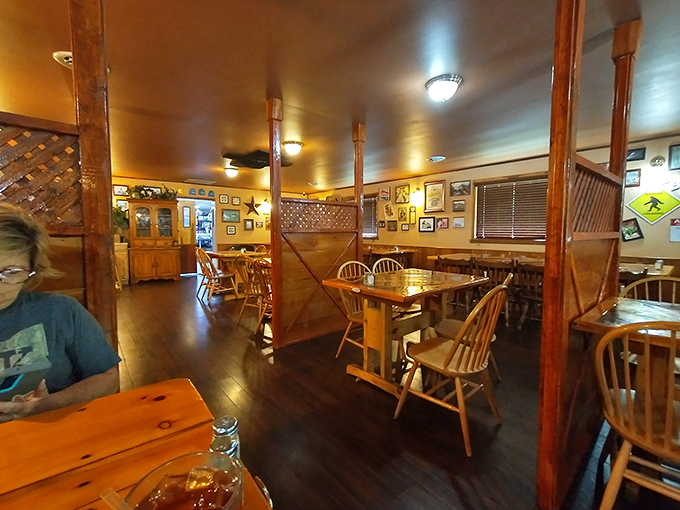 Rustic charm meets BBQ dreams! This cozy corner is where memories are made, one bite at a time.